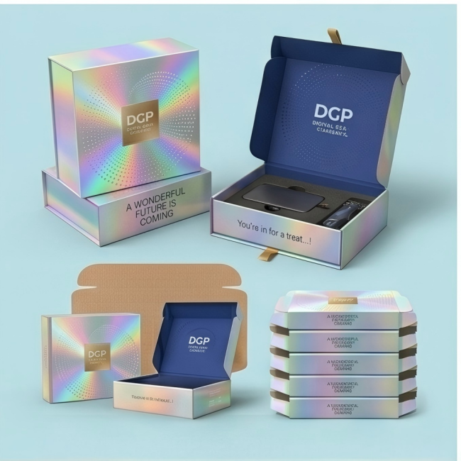 Custom Gradient Makeup Packaging Set