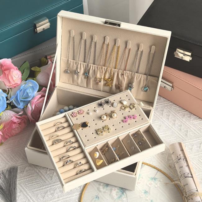 Premium Leather Jewelry Storage Box For Women Gift