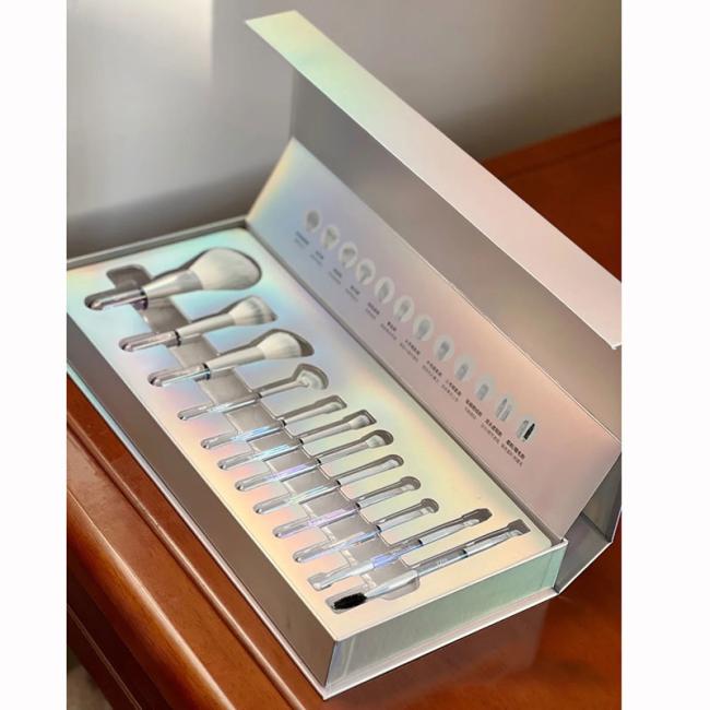 Iridescent Cosmetic Brush Gift Box