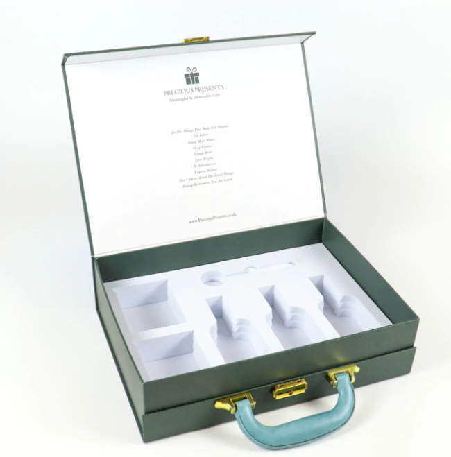 Dark Green Briefcase Gift Box