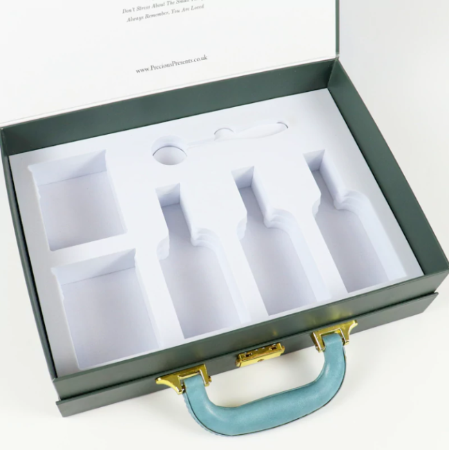 Luxury Gift Box With Leather Handle