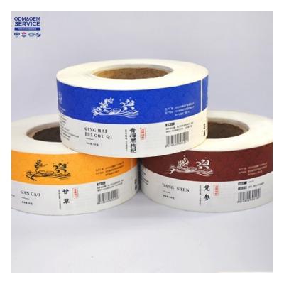 China Custom logo Label Sticker Print Adhesive Waterproof Vinyl Paper Round Custom Self-adhesive Vinyl Stickers logo Sticker for sale