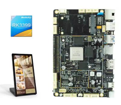 China Embedded RK3399 Android Smart Board for Vending Machine digital signage board Android Sbc Rockchip Media Player Motherboards for sale