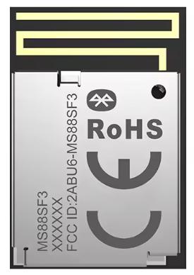 China Low-Power nRF52833 Receiver Transmitter Bluetooth 5.1 Keyboard Module ANT ZIGBEE THREAD 2.4Ghz Wireless Transceiver Module for sale