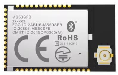 China Data 2.4ghz Wireless Transmitter and Receiver Serial Micro Device Modul Price Ble 5.1 Bluetooth nRF52811 Module for sale