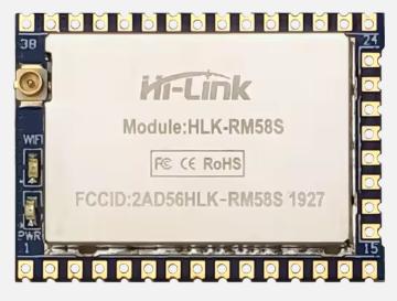 China Hi-link HLK-RM58S new wireless uart serial WIFI module IOT MT7697 5.8G/2.4G smart WIFI AP STA with Bluietooth 4.2 for sale