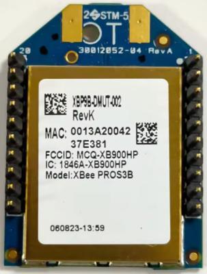 China Digi Xbee Pro S3B 900Hp UFL Module 250Mw Wireless Data Transmission RF Transceiver Modules and Modems for sale