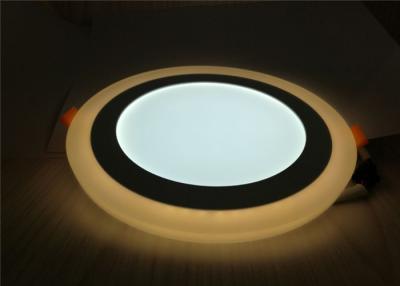Chine Le voyant rond enfoncé de deux couleurs LED 6000K+3000K chauffent l'éclairage de l'atmosphère à vendre