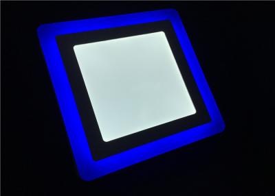 Chine 16 watts accrochant le double éclairage commercial carré de Llight de panneau de plafond de la couleur LED à vendre