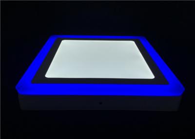 Chine watt 18+6W accrochant le double éclairage commercial carré de Llight de panneau de plafond de la couleur LED à vendre