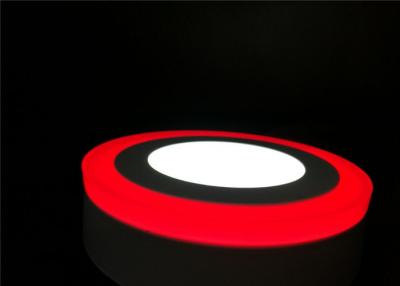 Chine Panneau rond de la surface LED de couleur de double du salon Ø14.5cm blanc de 9 watts avec la jante rouge à vendre