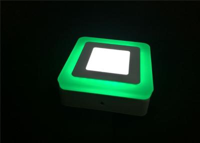 Chine La couleur verte de double du bord 3W+3W a mené la lumière blanche carrée SMD 2835 de tache de panneau à vendre