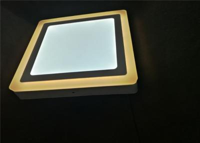 Chine La couleur extérieure de double de bâti a mené le panneau bord de jaune de place du plafond 18W + 6W 1440 lumens à vendre