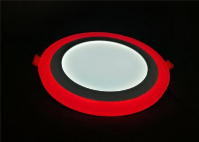 Chine La couleur de double du plafond 16W a mené le type inclus rond de rouge + de blanc de projecteur de panneau à vendre