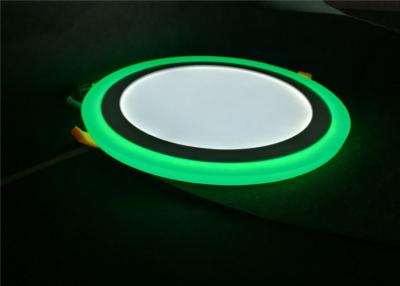 Chine La couleur ronde du double IP40 24W a mené le panneau le plafond que d'intérieur enfoncé s'allument vers le bas à vendre