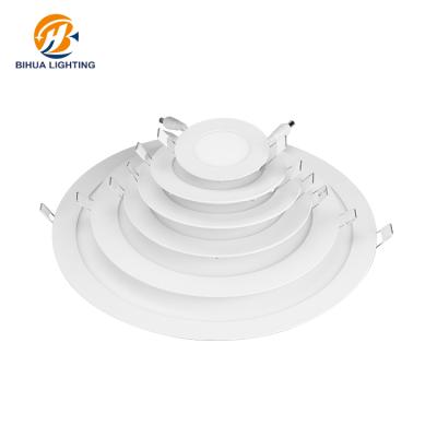 中国 Commercial Ultra Slim White Indoor LED Panel Light Square Round Aluminum Smd Panel Light 販売のため