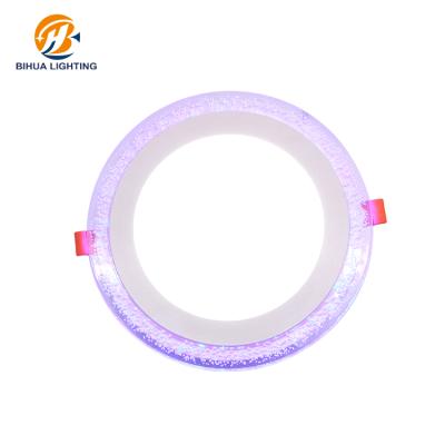 中国 Best Price Indoor Home Office Square Round Aluminum Two Color 3w 4w 6w Smd Surface RGB Led Panel Light 販売のため