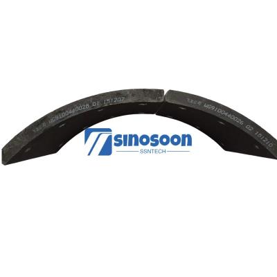 Truck Brake Parts Front Brake Pad WG9100440027 for Sinotruk Howo Shacman