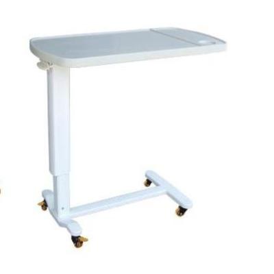 China MN-OVT001 ABS Adjustable Movable Bedside Over Bed Table Hospital Dining Table for Hospital for sale