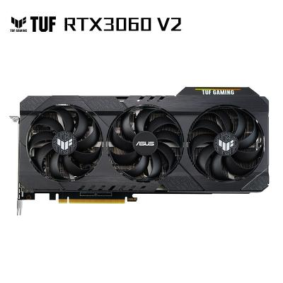 中国 Geforce Rtx 3060 PCIの明白な4.0賭博のPCのビデオ カード12GB GDDR6 TUF-RTX3060-O12G-V2-GAMING 販売のため