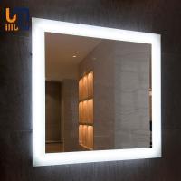 Quality Frameless Big Wall LED Mirror 5mm Green Silver Mirror for English Chinese OEM Language for sale