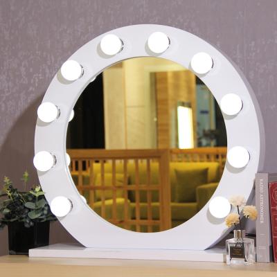 High Output G60 LED Bulbs Hollywood Mirror for Modern Luxury Tabletop Round LED