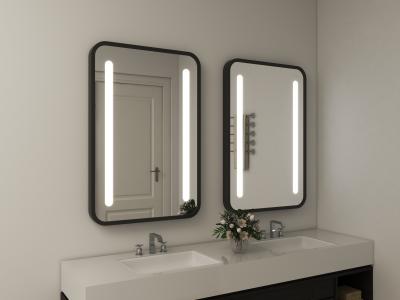 Cina Metal Frame rotondo specchio led bagno Smart Touch Switch Rotondo specchio illuminato in vendita
