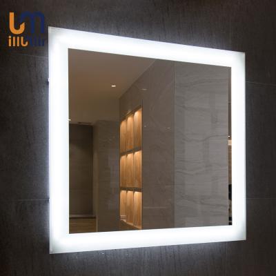 Cina Sensore tattile senza telaio Luce di bagno Specchio ad alto riflesso Appesa a parete in vendita