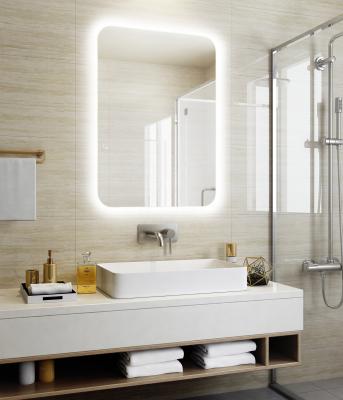 Cina Sensore tattile senza telaio Luce di bagno Specchio ad alto riflesso Appesa a parete in vendita