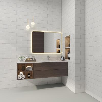 China Espejo iluminado LED a prueba de humedad de alta visibilidad inteligente con control táctil en venta