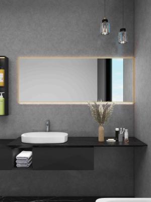 China Luminária de Espelho de Banheiro LED Personalizada para Projetos de Renovação de Hotéis com Sensor Tátil Regulável e Classificação IP44 de Resistência à Água à venda