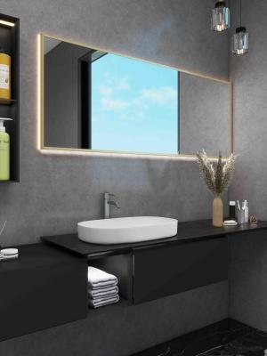 China Luminária de Espelho de Banheiro LED Personalizada para Projetos de Renovação de Hotéis com Sensor Tátil Regulável e Classificação IP44 de Resistência à Água à venda