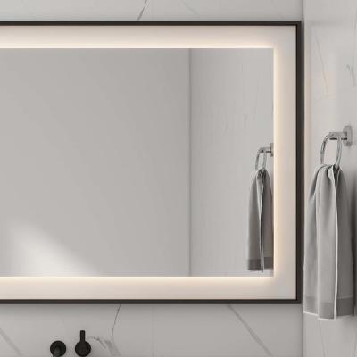 中国 調光可能なタッチコントロール、防曇機能、IP44防水定格を備えたカスタムサイズのLEDバスルームミラーライト器具。家庭およびホテルプロジェクト向け。 販売のため