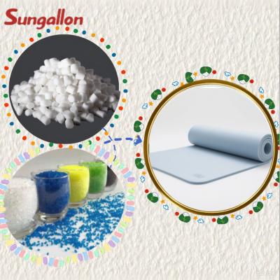 Cina Tappetino Yoga in TPE con Particelle Antiscivolo Eco-compatibile, Logo Personalizzabile, Essenziale Comodo e Resistente per il Fitness in vendita
