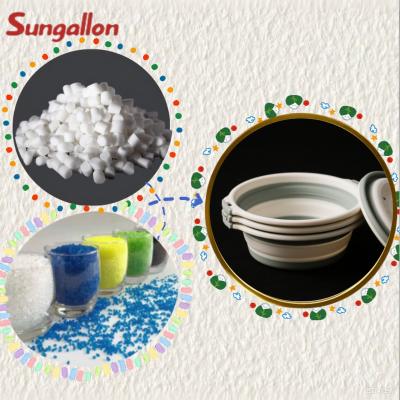 China Direct Factory Supply TPE Particles Customizable Hardness for Injection Molding Stable Performance in Folding Basins for sale