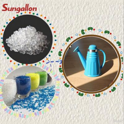 China Partículas de TPE para Bules de Aspersão de Jardim, Inodoro e Amigo da Pele, Alta Elasticidade e Durabilidade, Cor/Dureza Personalizada, Em Estoque à venda