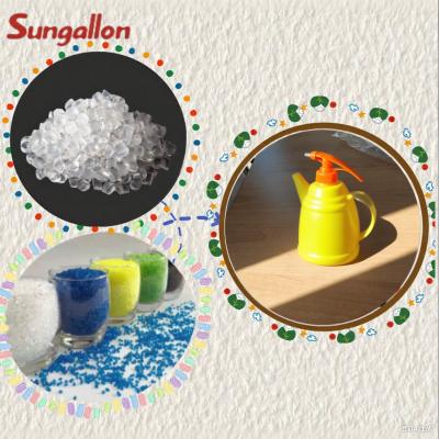 China Partículas de TPE para Bules de Aspersão de Jardim, Inodoro e Amigo da Pele, Alta Elasticidade e Durabilidade, Cor/Dureza Personalizada, Em Estoque à venda