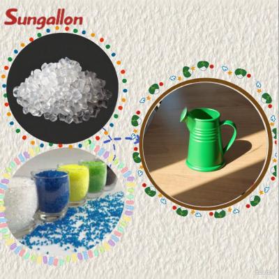 China Partículas de TPE para Bules de Aspersão de Jardim, Inodoro e Amigo da Pele, Alta Elasticidade e Durabilidade, Cor/Dureza Personalizada, Em Estoque à venda