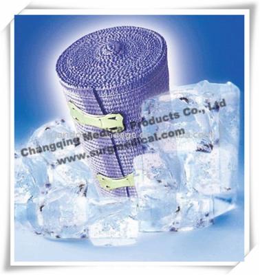 中国 緊急時/救急処置サポートのための Icewarp の冷たい伸縮性がある青い医学の包帯 販売のため