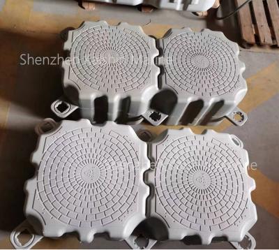 China El muelle modular ULTRAVIOLETA anti cubica el HDPE EPS hace espuma los flotadores modulares que flotan el embarcadero en venta