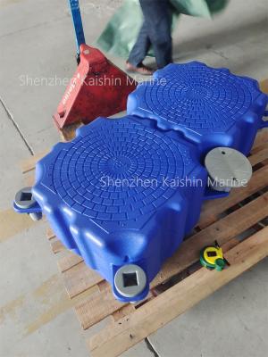 China El muelle modular ULTRAVIOLETA anti cubica el HDPE EPS hace espuma los flotadores modulares que flotan el embarcadero en venta