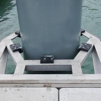 Muelle el pontón de flotación de la guía de pila del dique flotante/de la guía de pila del muelle