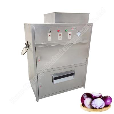 China Maquinaria para la transformación comercial de verduras de 220 V Pelidora de cebollas 500 kg/h en venta