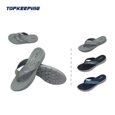 Cina Logo Fashion Mens Sports Slippers su ordinazione EVA Stylish Flip Flop in vendita