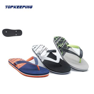 Cina Sandalo del PVC di EVA Unique Beach EVA Flip Flop Splicing Style Insole per l'uomo in vendita