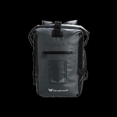 中国 20L防水ロール上の屋外スポーツは、透明な電話箱が付いているラップトップのバックパックBackpack 販売のため