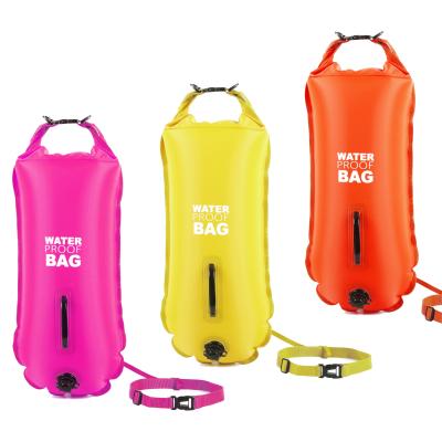 中国 OEM 20L 28L 35Lのトライアスロンの水泳のブイの折りたたみ携帯用安全 販売のため