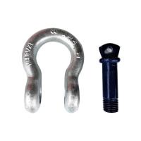 Quality Custom Lifting Lyre Shackles Galvanized Forged Anchor Shackle by OEM Steel Forgings for sale