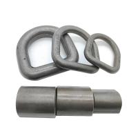 Quality Carbon Steel Heavy Duty Trailer Weld On D Ring Forging Process and Surface Treatment for sale