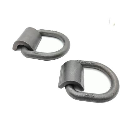 Carbon Steel Heavy Duty Trailer Weld On D Ring Forging Process and Surface